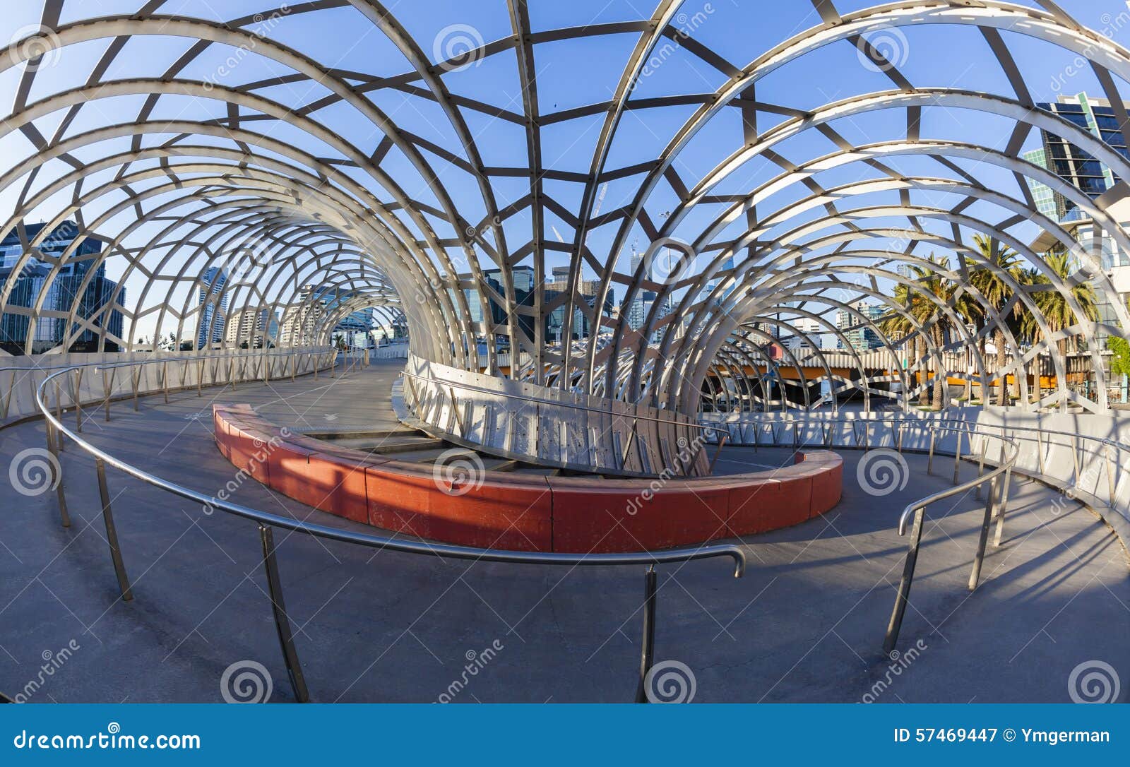 Webb Bridge in Docklands, Melbourne Editorial Photography - Image of ...