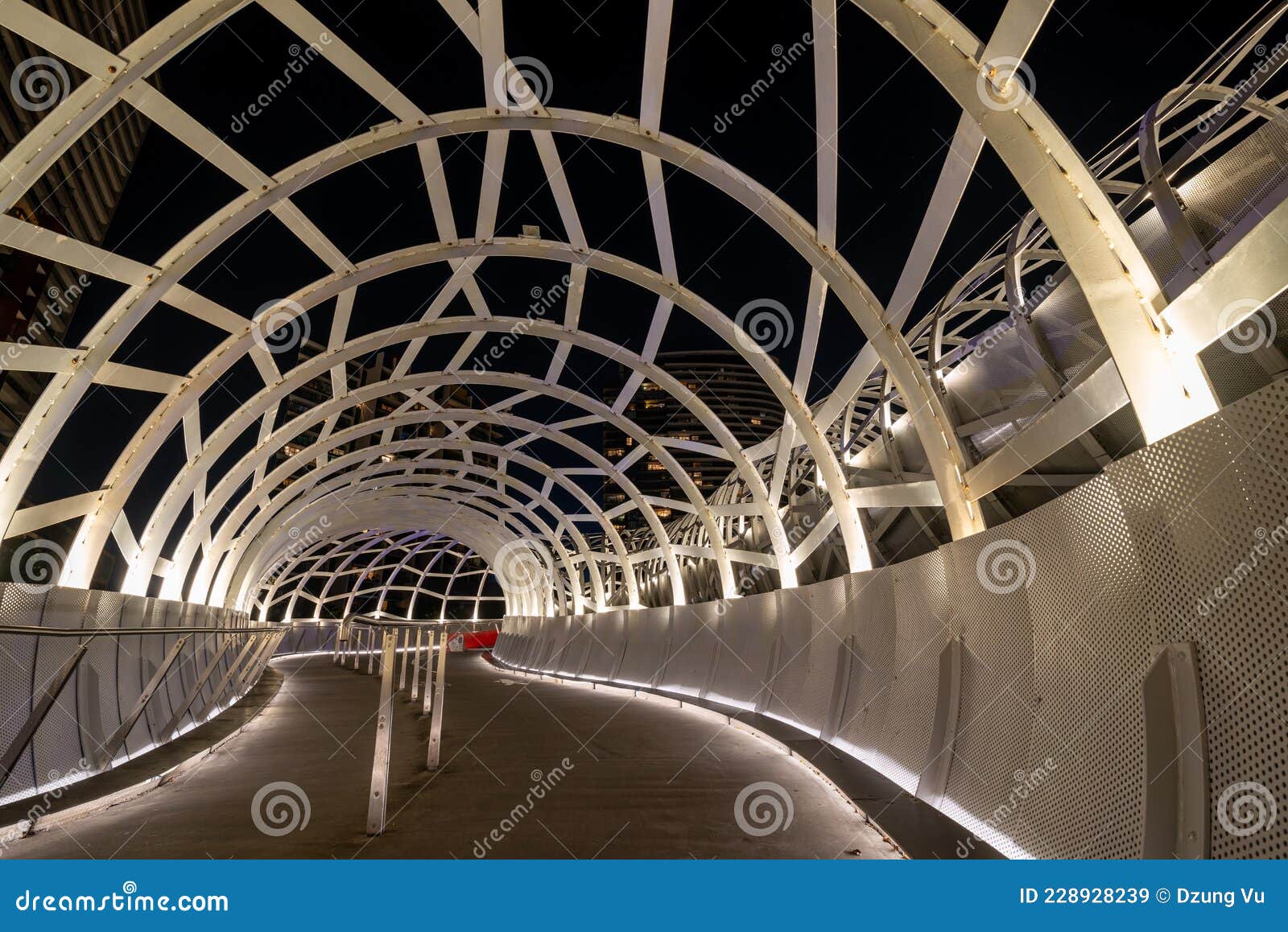 Webb Bridge, Docklands editorial stock image. Image of interlaced ...