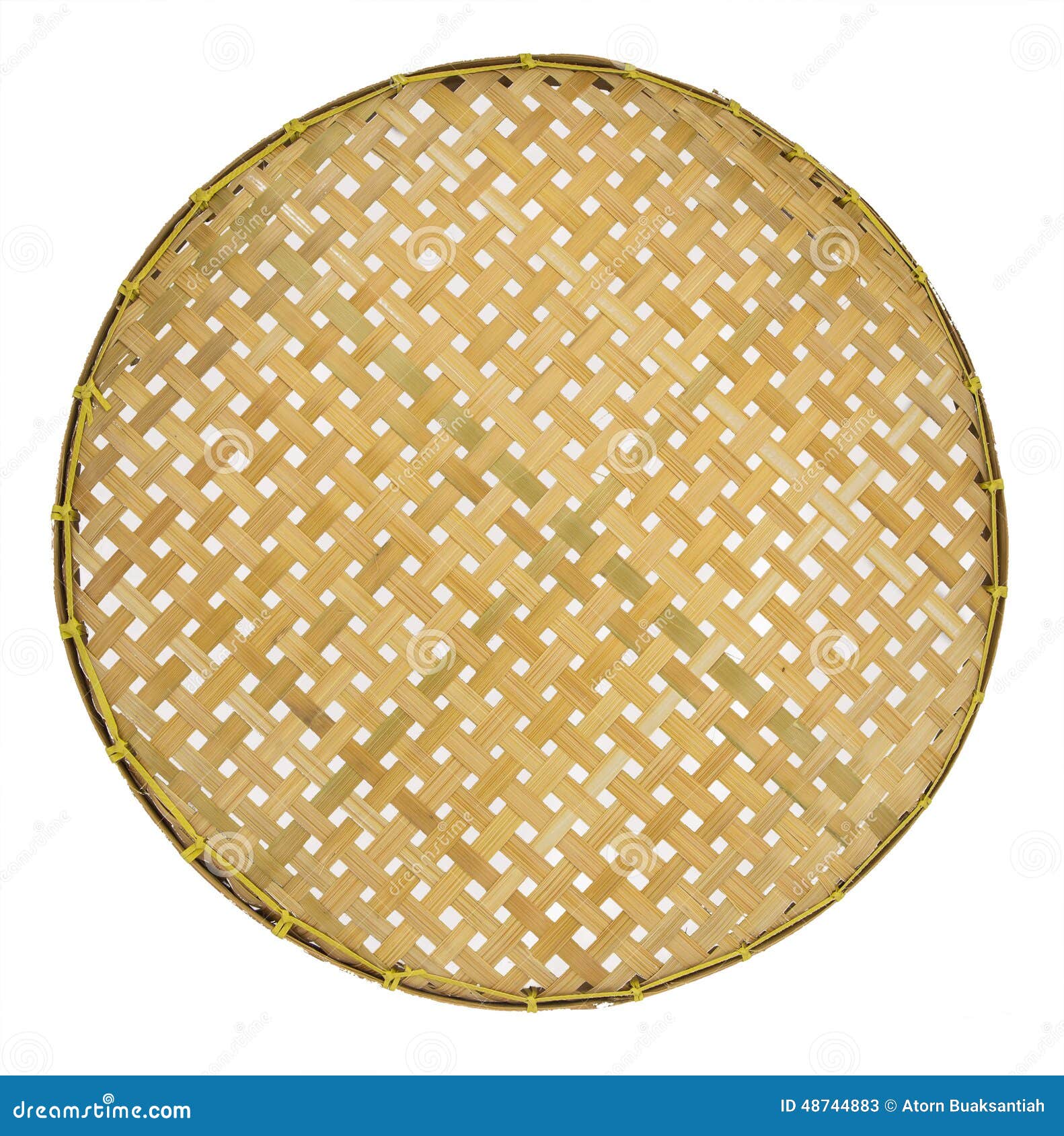 Webbed Bamboo Tray stock image. Image of product, basin - 48744883