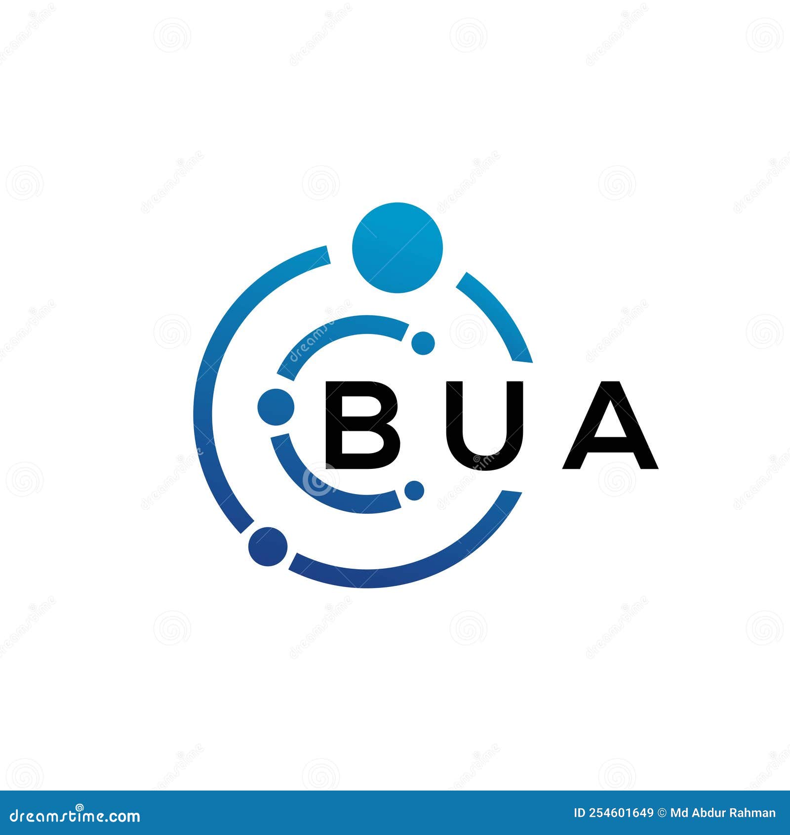 WebBUA Letter Logo Design On White Background. BUA Creative Initials ...