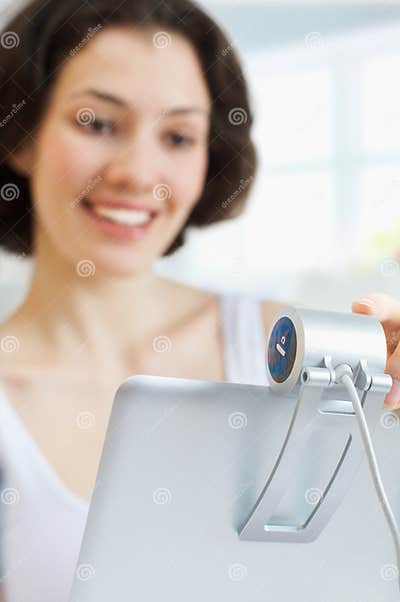 Webcam stock photo. Image of accessibility, adult, people - 13996012