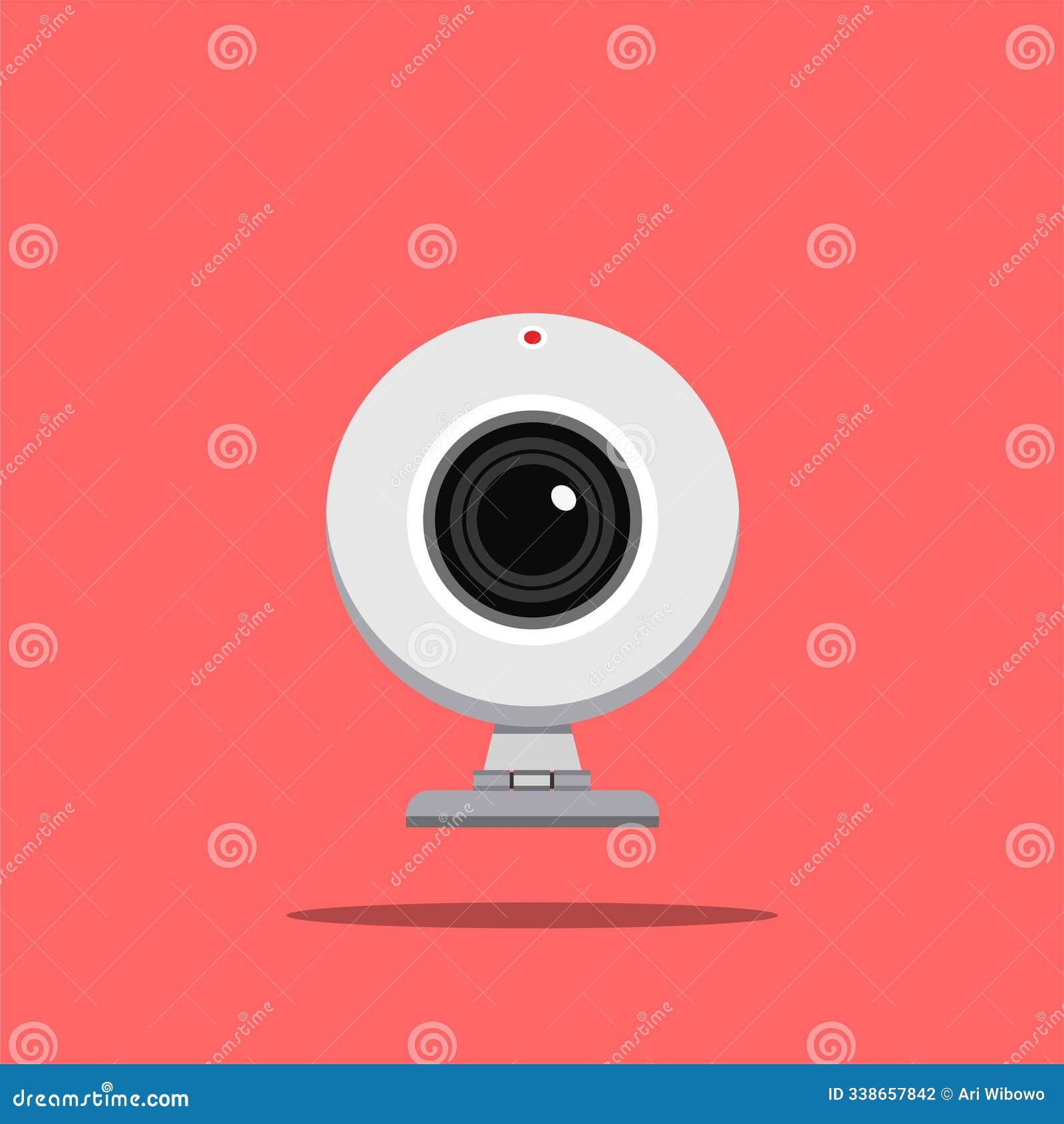Webcam Camera Logo Round Shape, Computer Technology Illustration. Stock ...