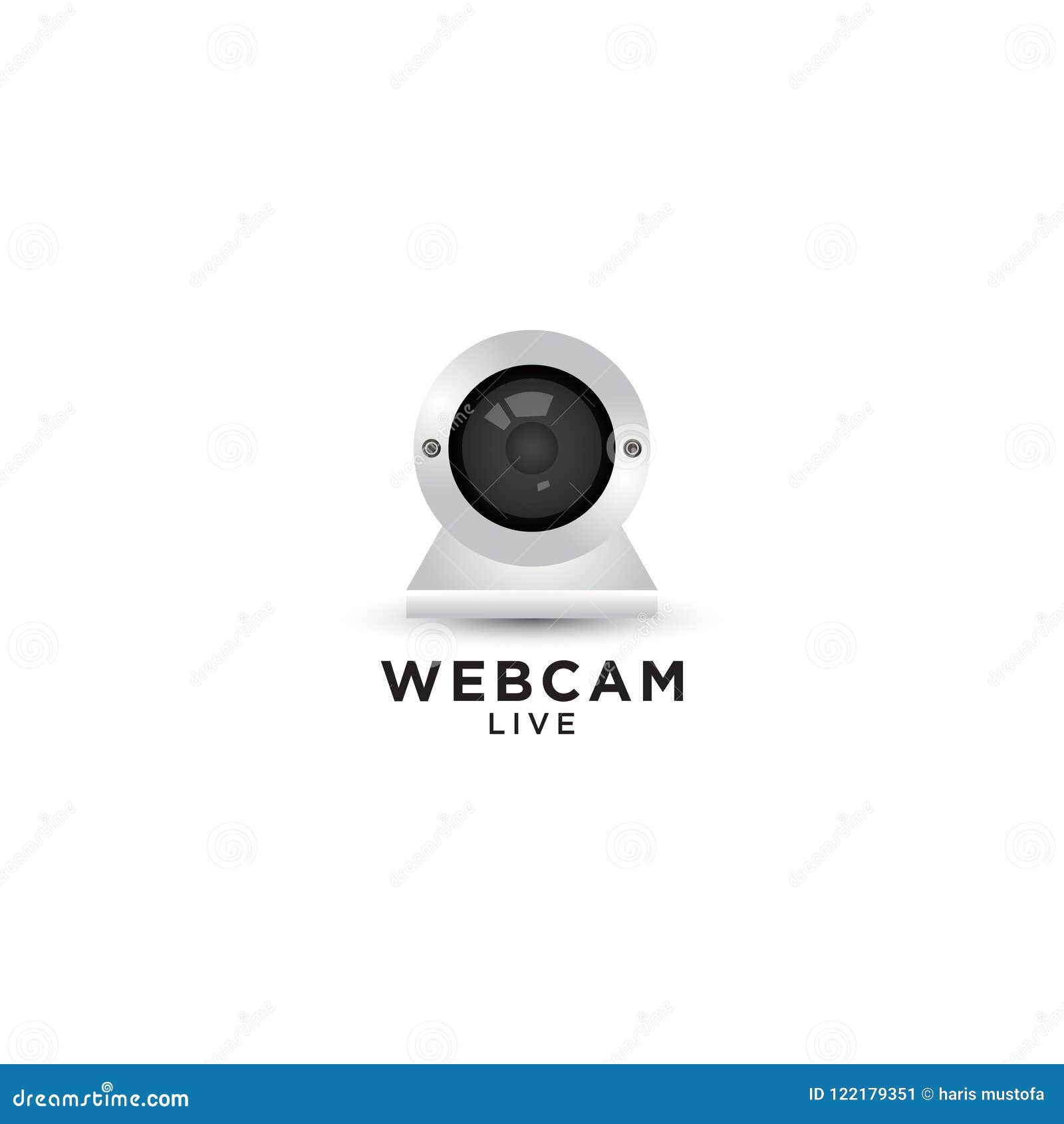 Webcam Graphic Design Template Stock Vector - Illustration of lens ...