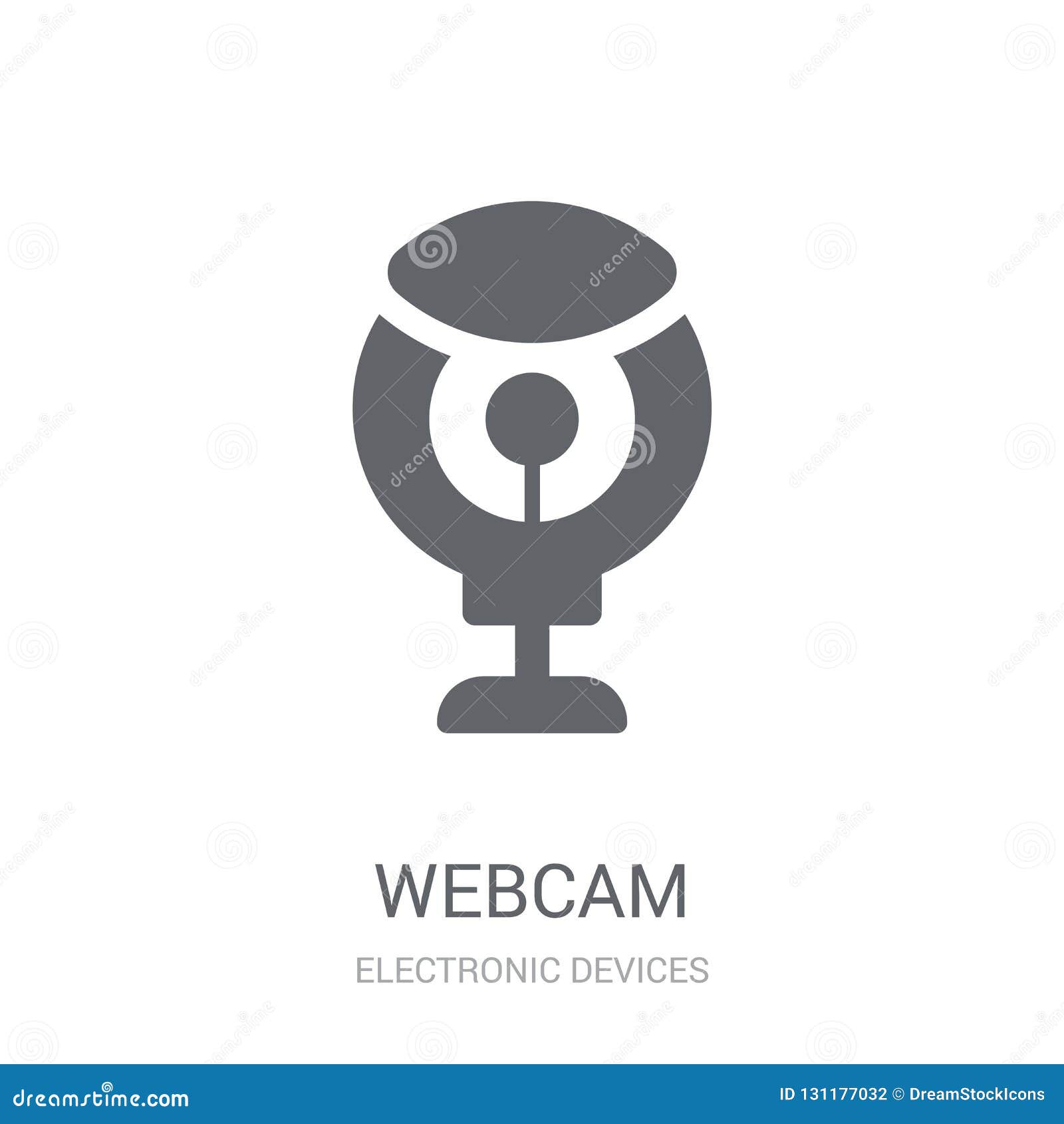 Webcam Icon. Trendy Webcam Logo Concept on White Background from Stock ...