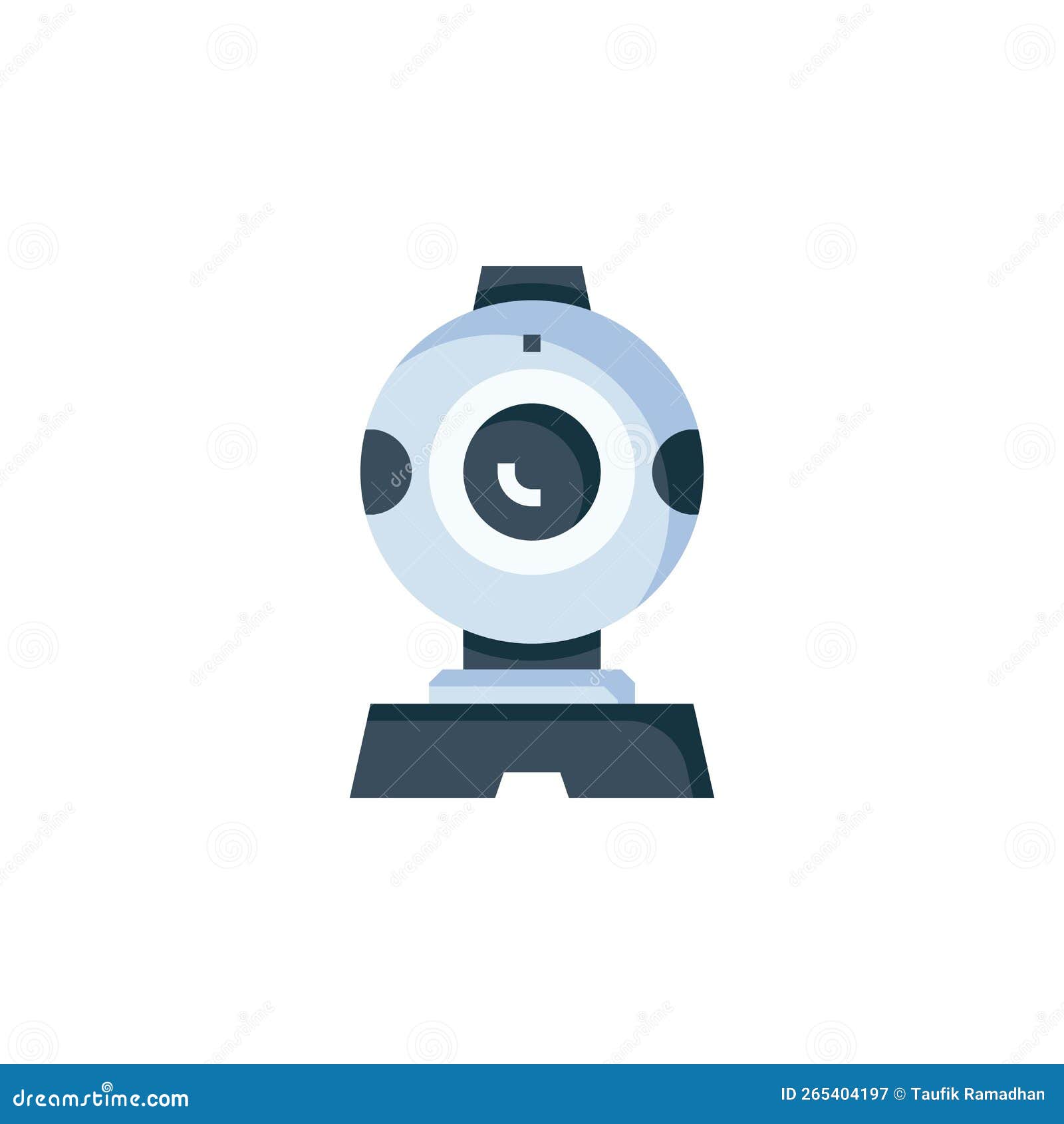 Webcam Vector Icon. Computer Component Icon Flat Style. Perfect Use for ...