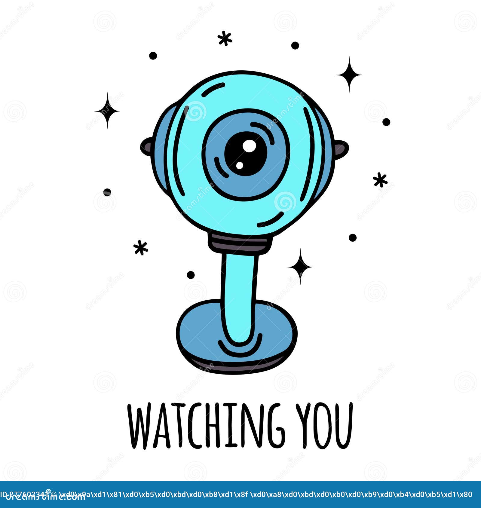 Webcam Vector Icon. Digital Camera for Streaming, Broadcasting ...