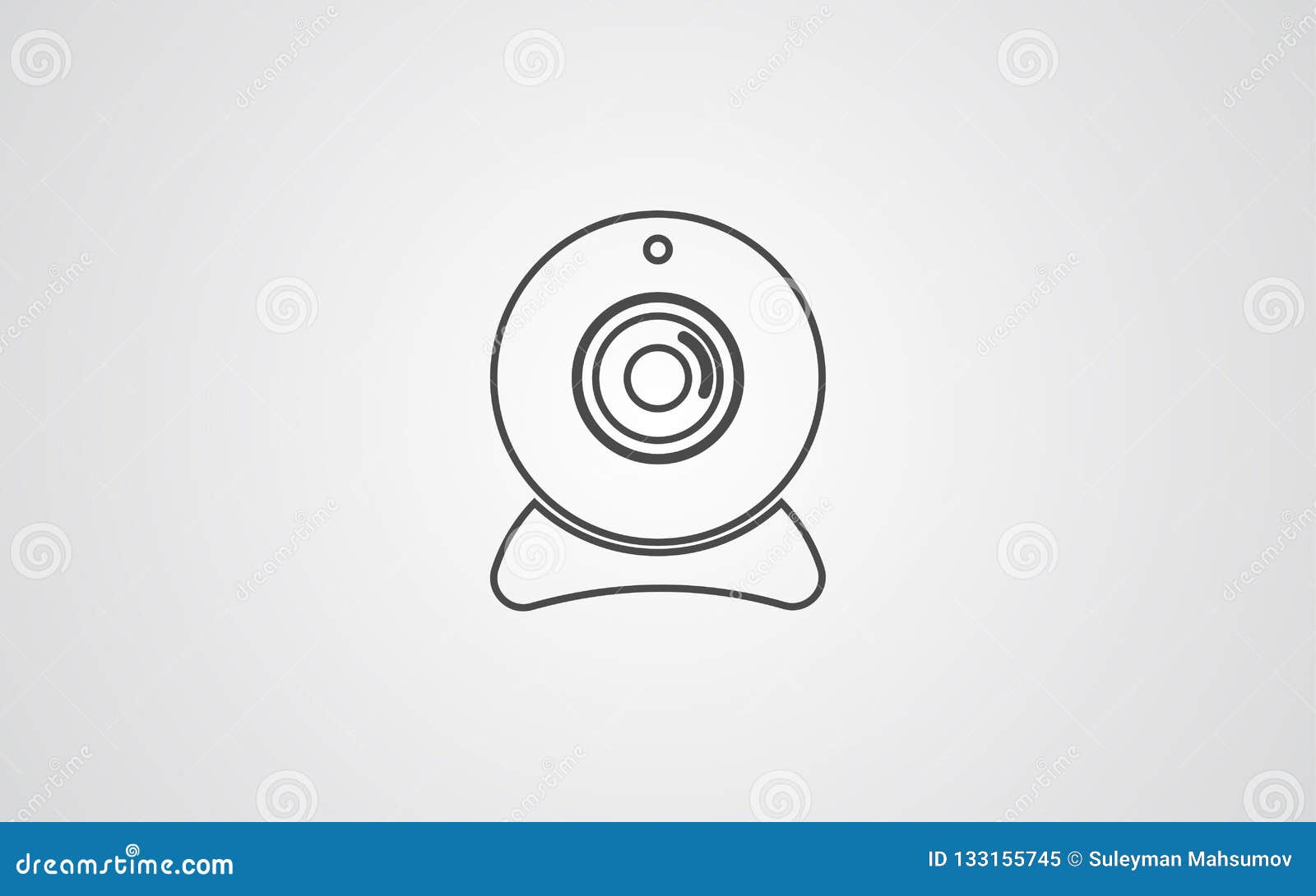 Webcam Vector Icon Sign Symbol Stock Vector - Illustration of ...