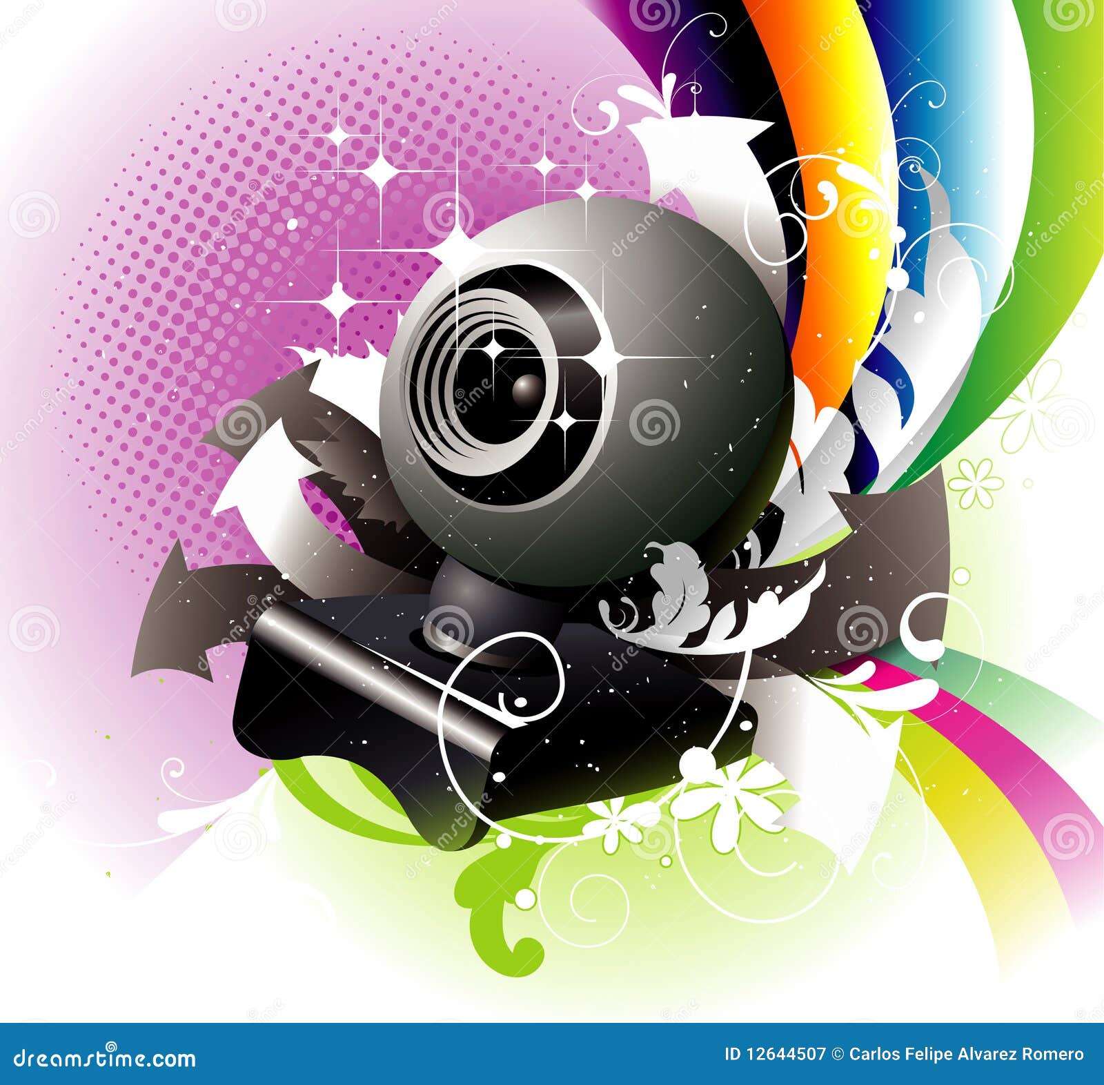 Webcam Cartoon Vector | CartoonDealer.com #33551029