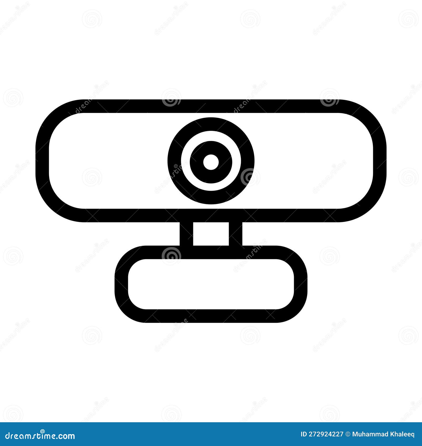 Webcam Vector Icon On White Background. Flat Vector Webcam Icon Symbol ...