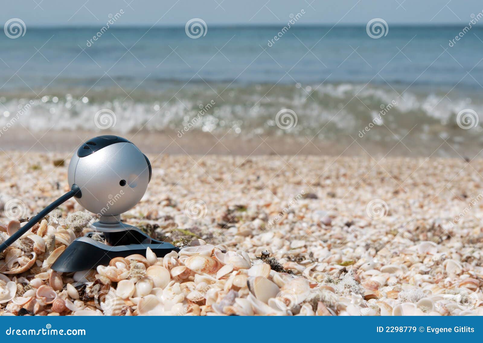 Webcam watching the sea stock image. Image of resort, ocean - 2298779