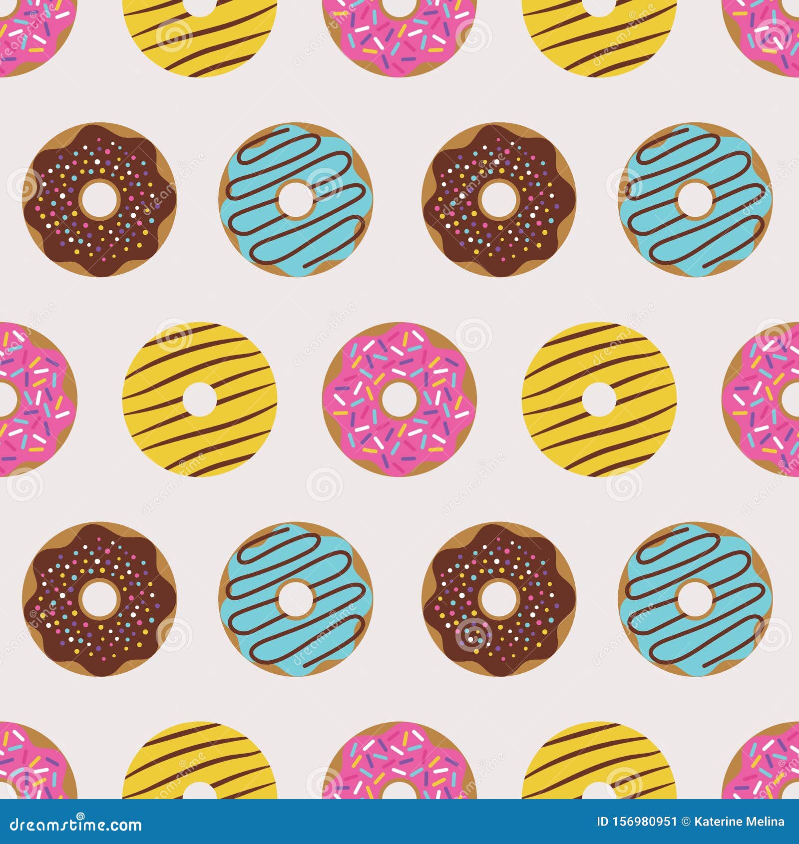 WebDonuts Sin Problemas En El Fondo De Crema. Fondo De Comida Dulce ...