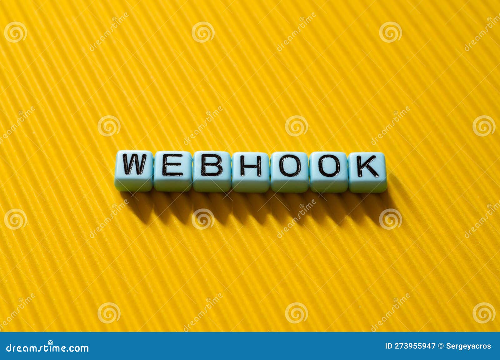 Webhook - Word Concept on Cubes Stock Image - Image of background ...