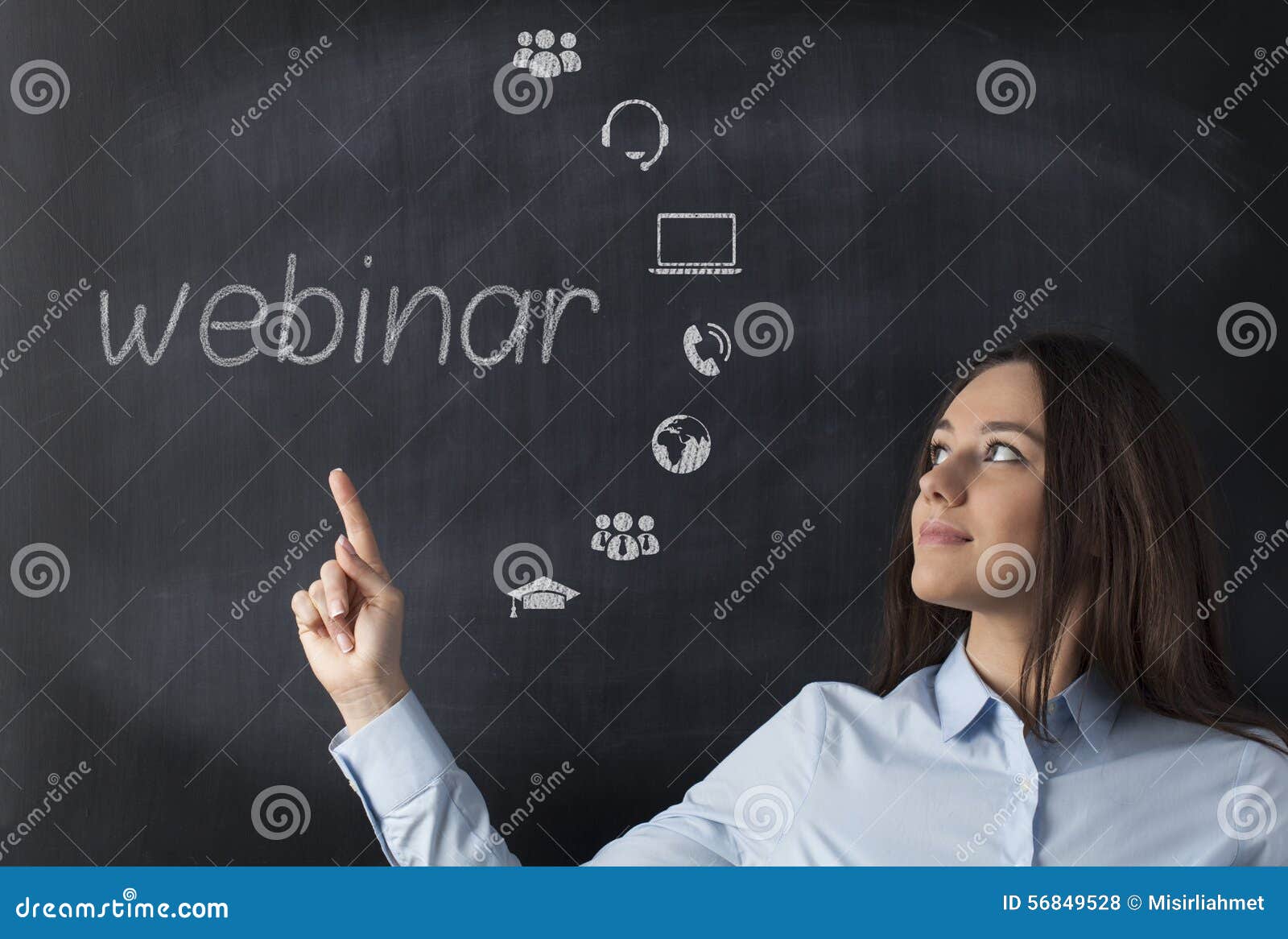 Webinar fotografia stock. Immagine di motivazione, internet - 56849528