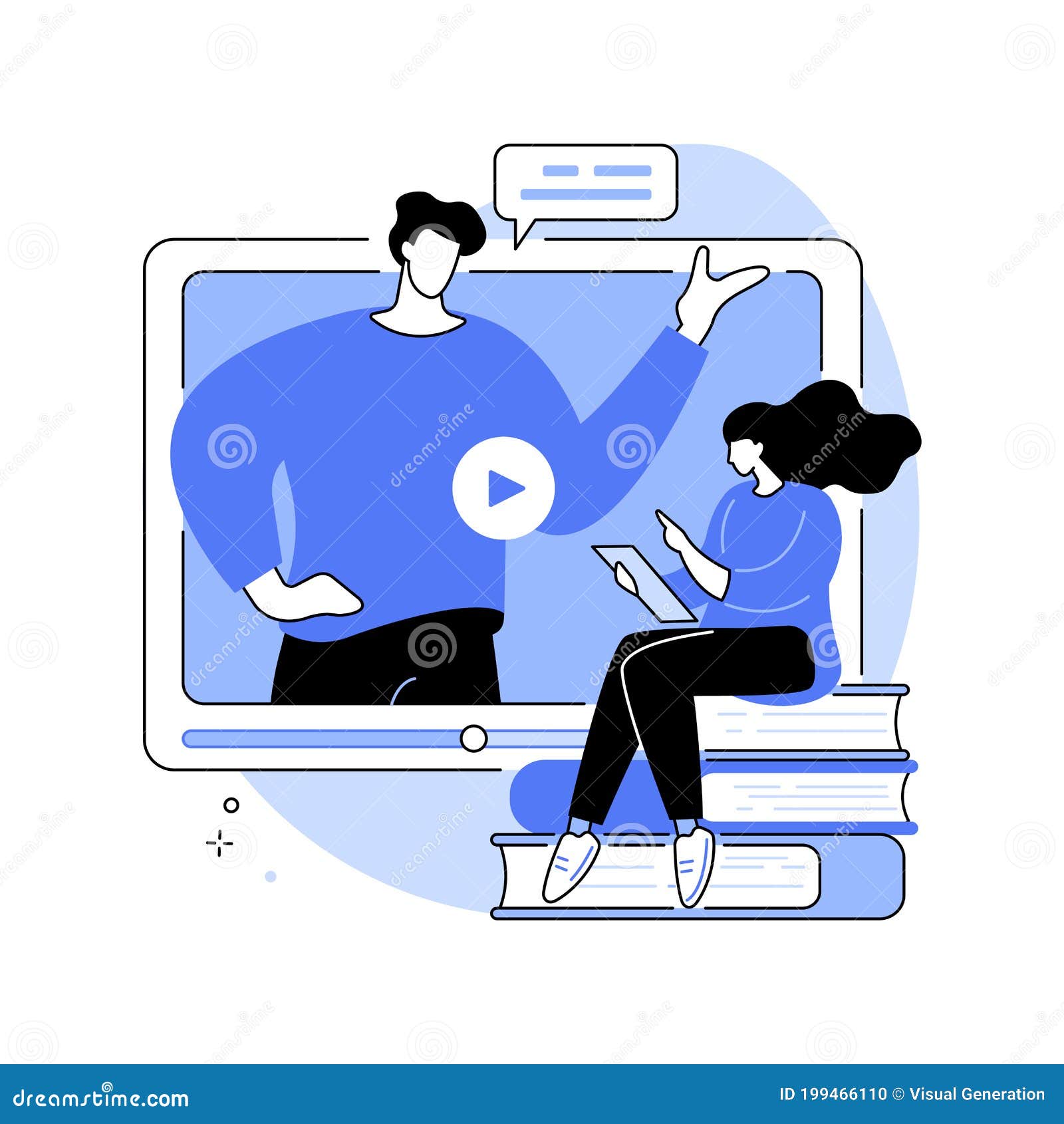 Webinar Abstract Concept Vector Illustration. Stock Vector ...