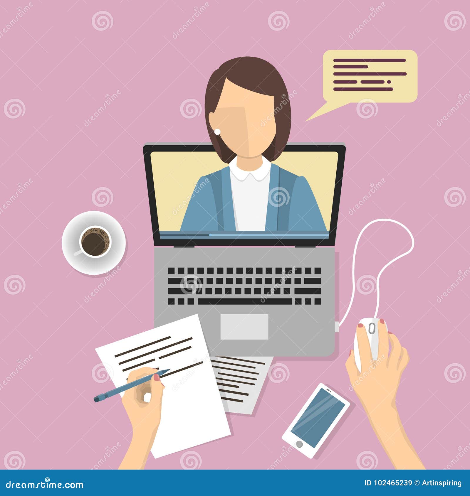Webinar Concept Illustration. Stock Vector - Illustration of conference ... Webinar Concept Illustration. Stock Vector - Illustration of conference ...