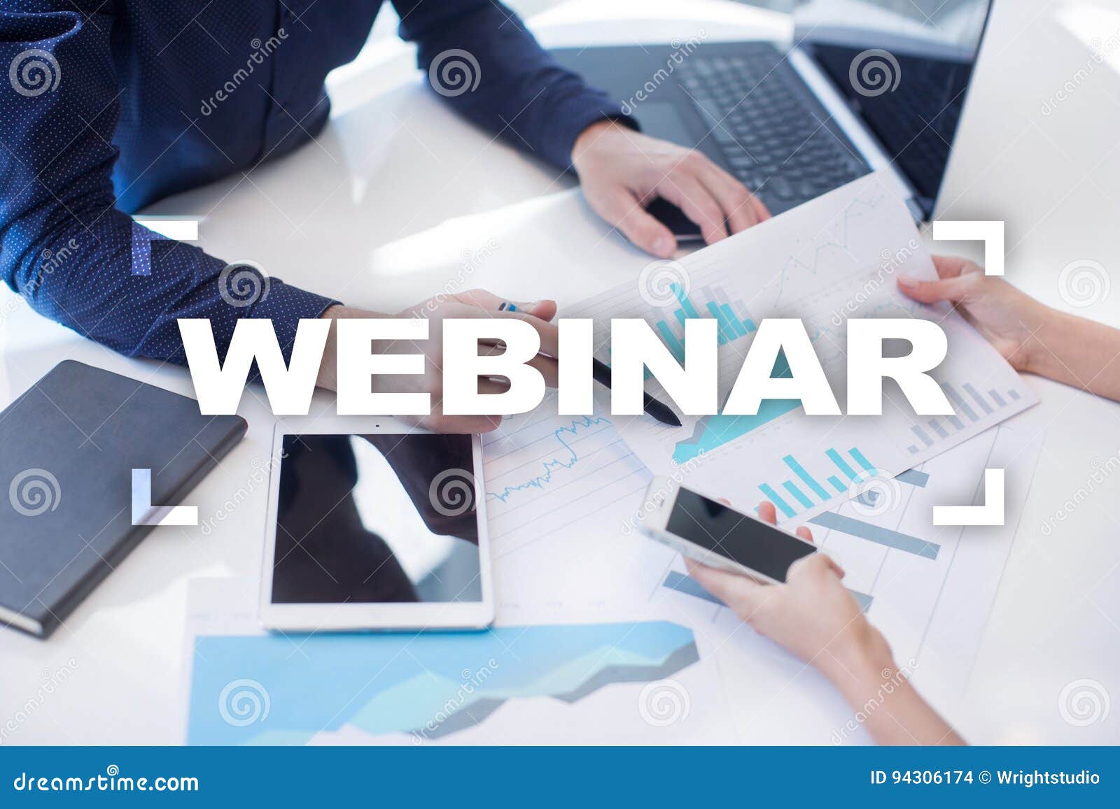 Webinar. E-Learning, Online Education Concept. Personal Development ...