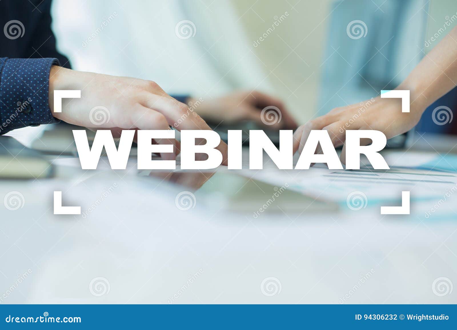 Webinar. E-Learning, Online Education Concept. Personal Development ...