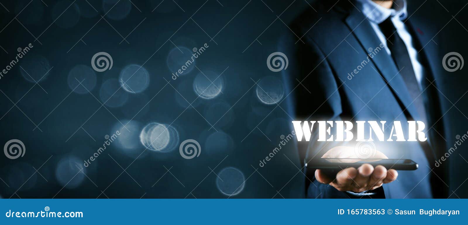 Webinar E-learning Online Training Coaching Education Stock Image ...
