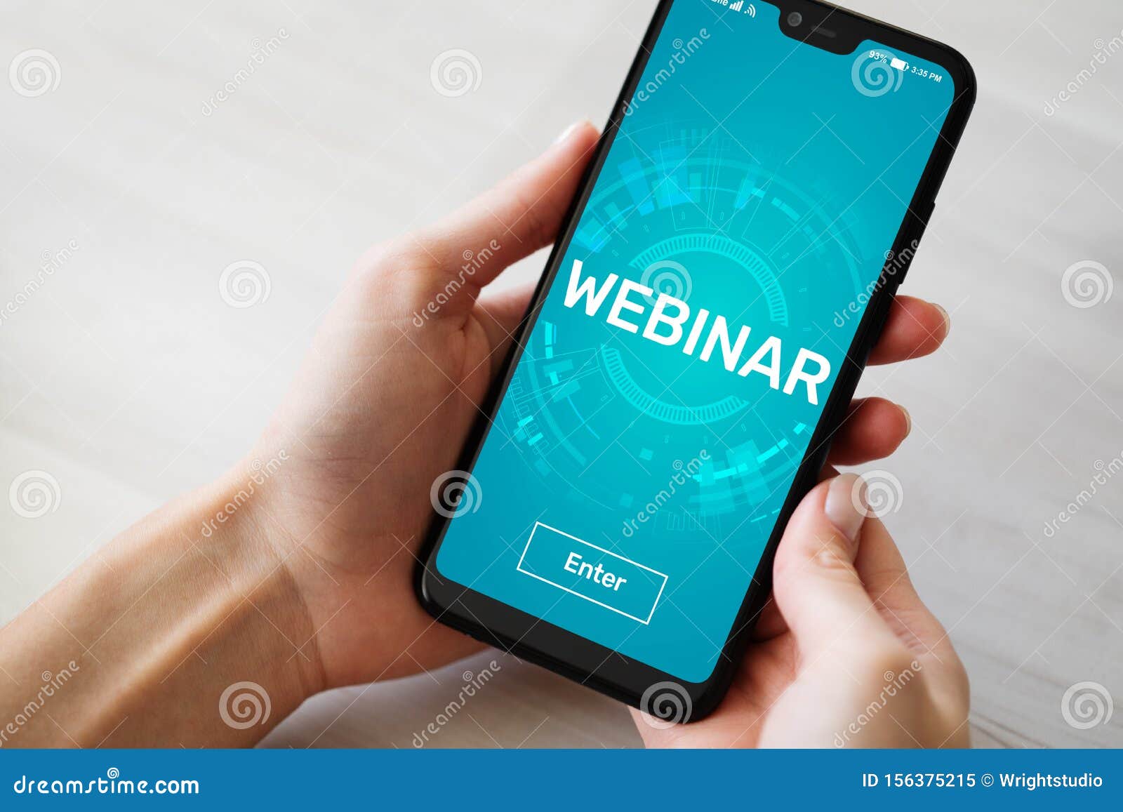 Webinar E-learning Online Training Coaching Education Concept on Mobile ...