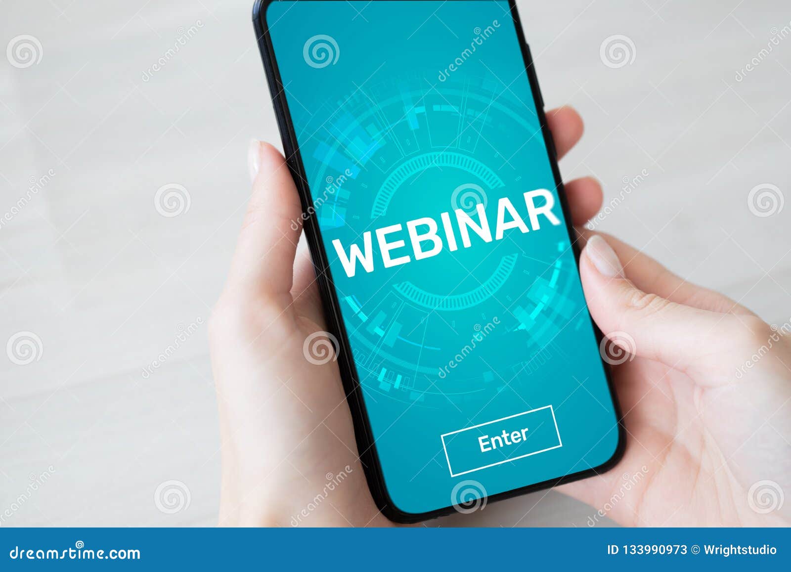 Webinar E-learning Online Training Coaching Education Concept on Mobile ...