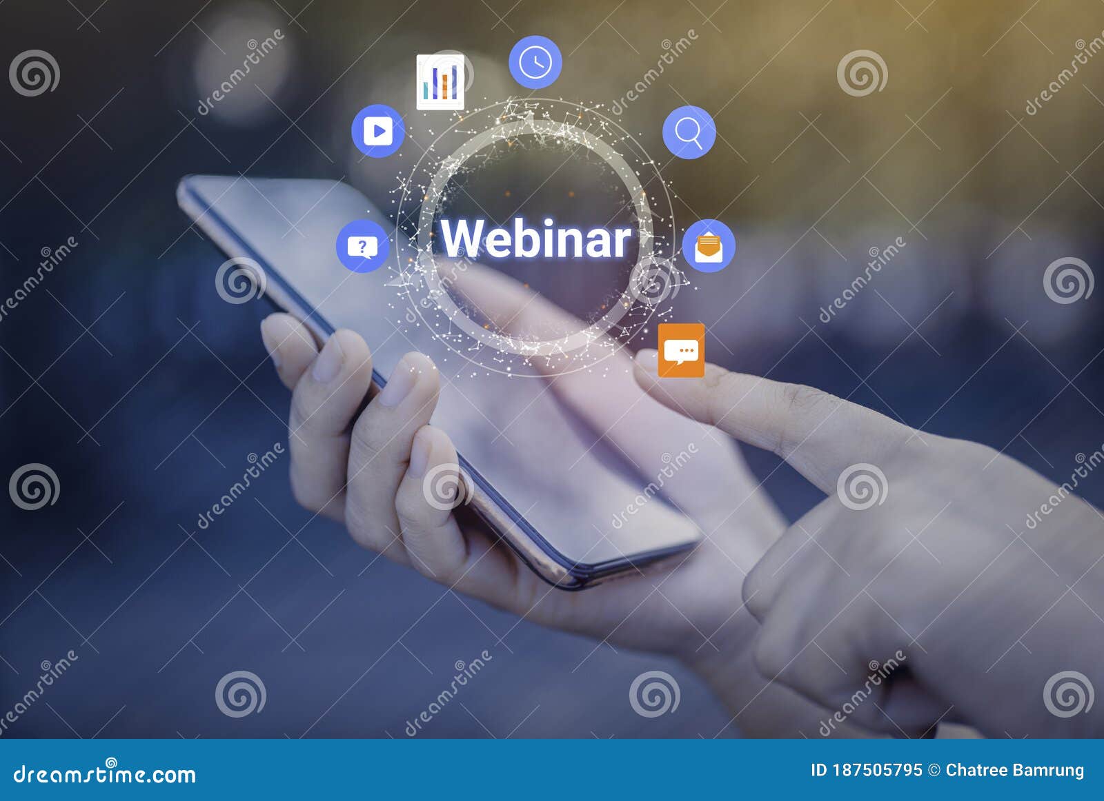 Webinar E-learning Training Business Internet Technology Webcast Stock ...