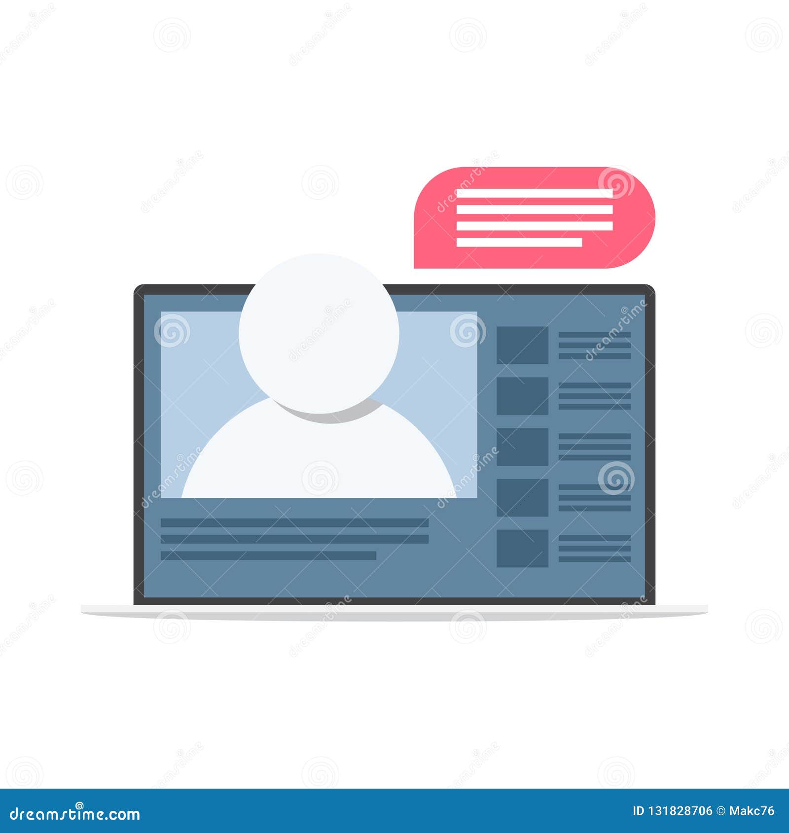 Webinar Icon, Online Training Stock Vector - Illustration of teaching ...