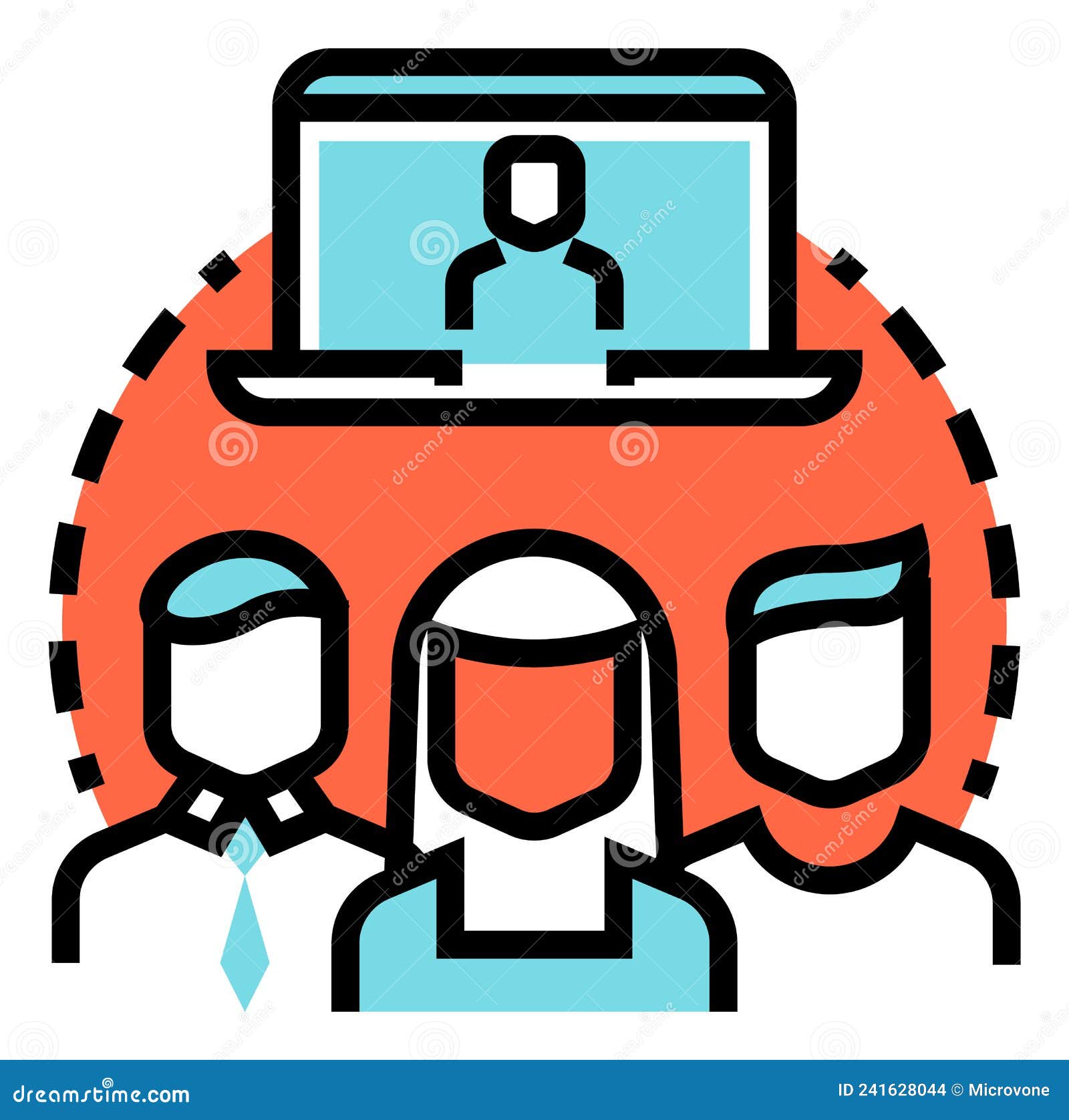 Webinar Icon. Online Training Stock Vector - Illustration of icon ...