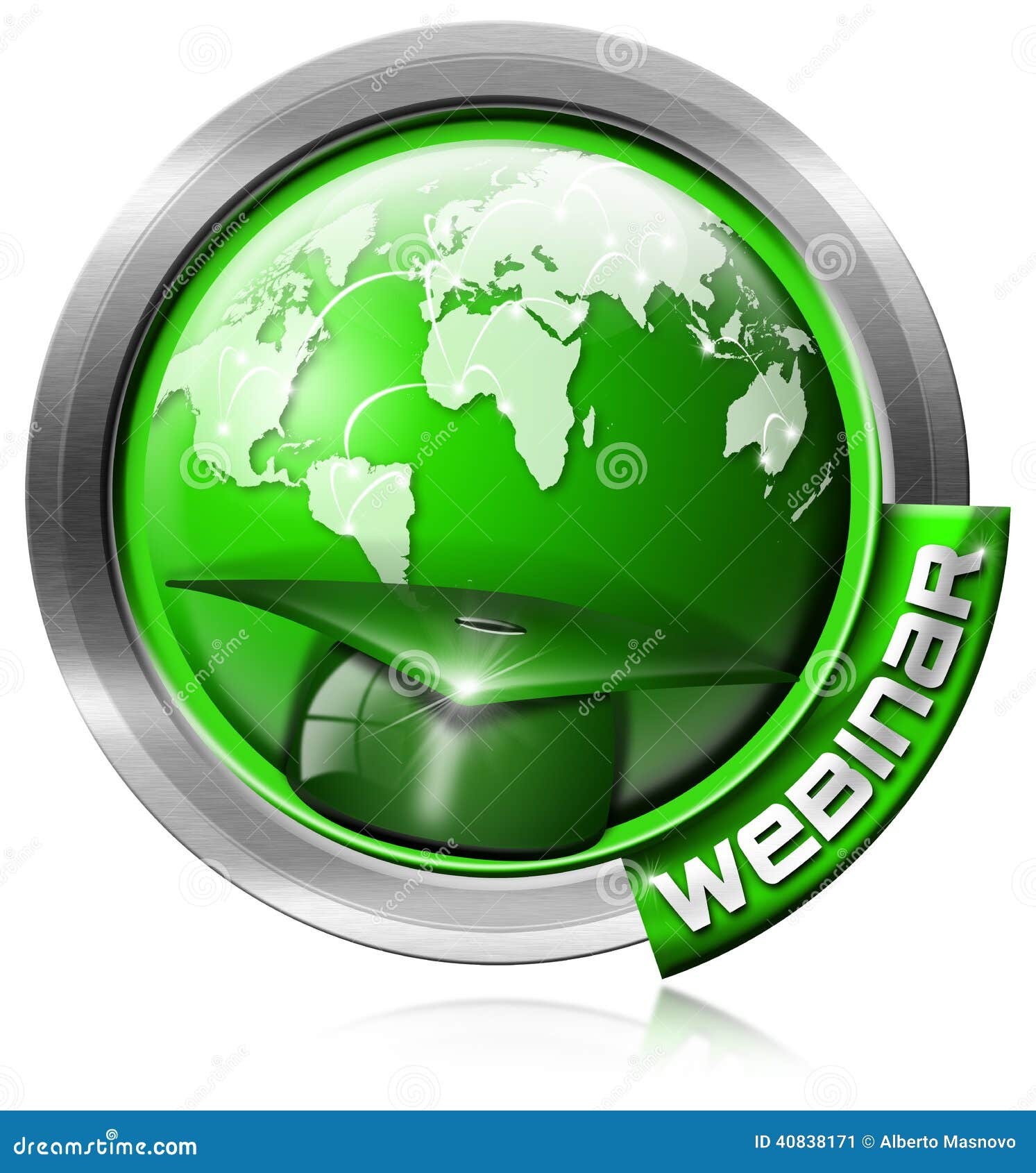 Webinar Icon - Web-based Seminar Stock Illustration - Illustration of ...