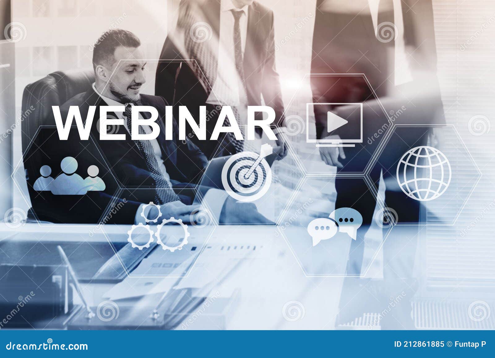 Webinar Inscription on the Background of Working Employees in a Large ...