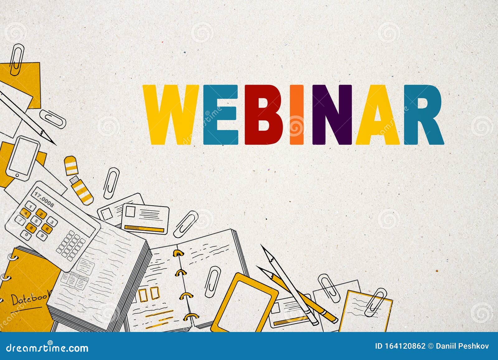 Webinar and Marketing Concept Stock Illustration - Illustration of ...