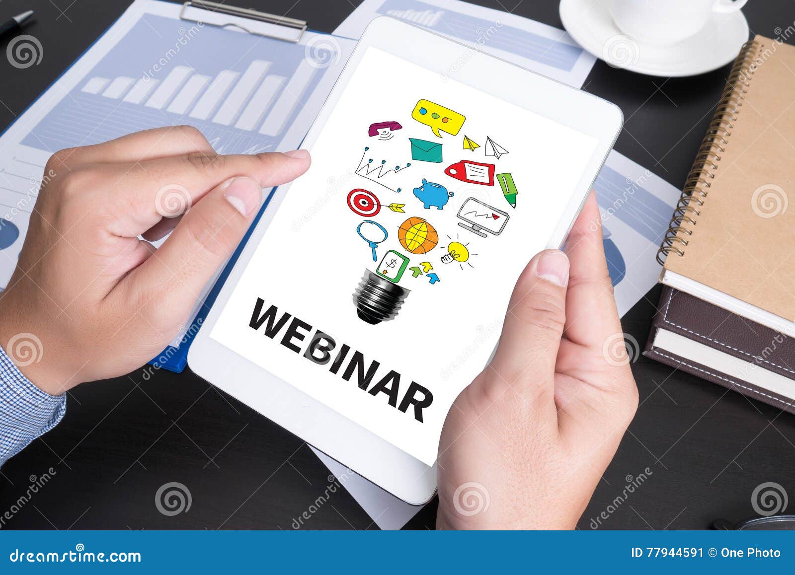 Webinar stock image. Image of rectangle, webcast, digital - 77944591