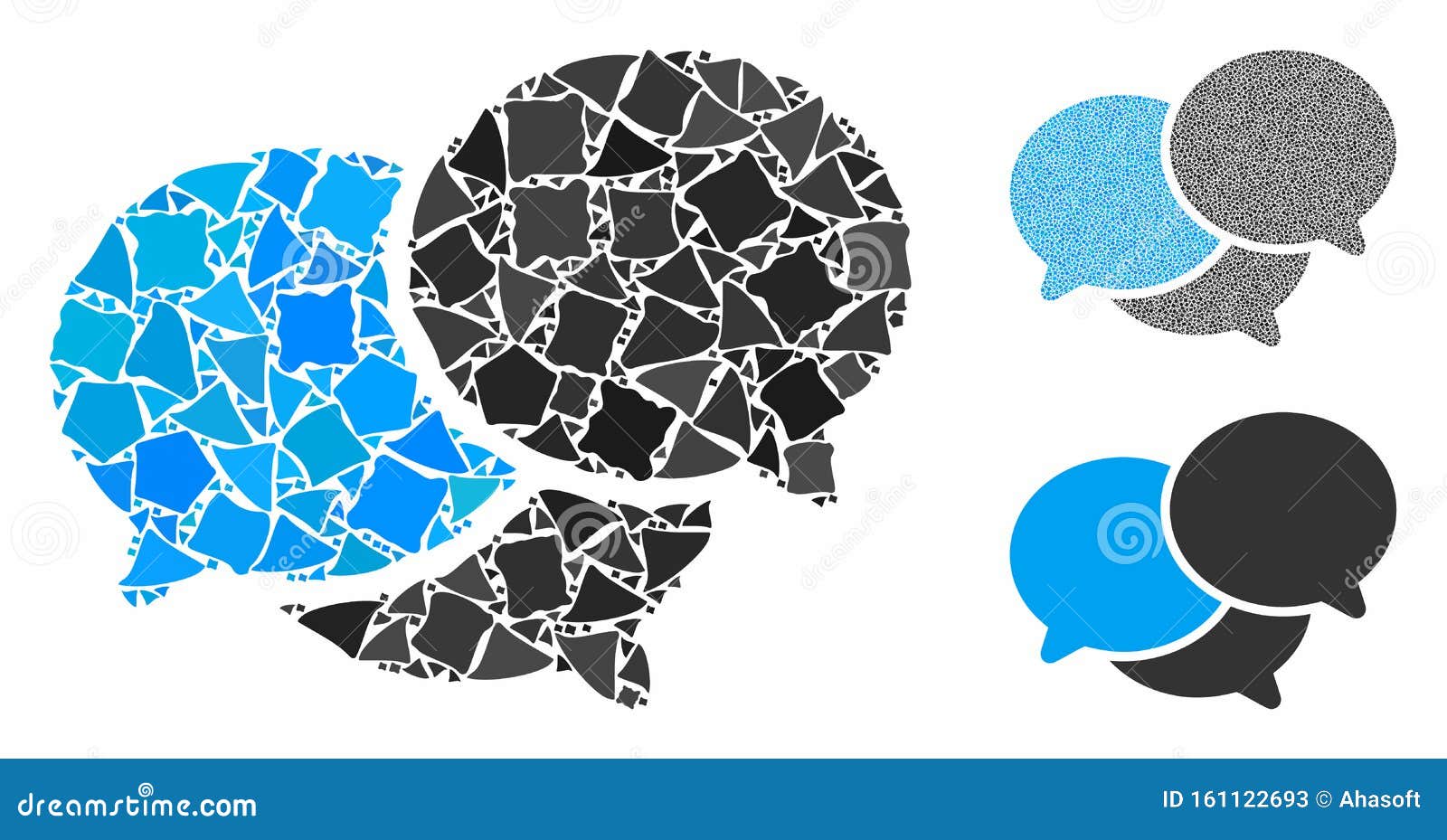 Webinar Mosaic Icon of Humpy Parts Stock Vector - Illustration of post ...