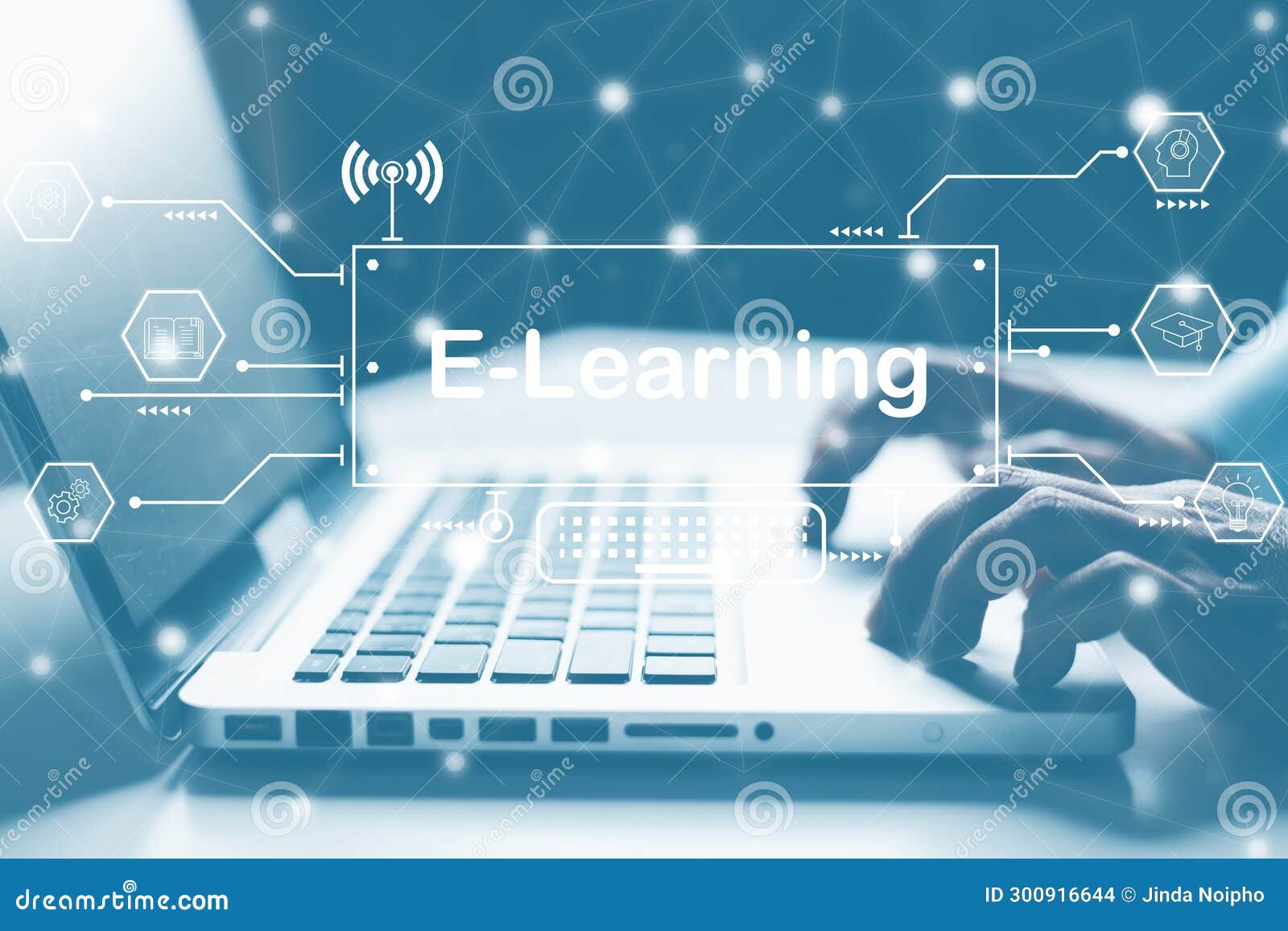 Webinar Online, Education on Internet. E-learning Education, Internet ...