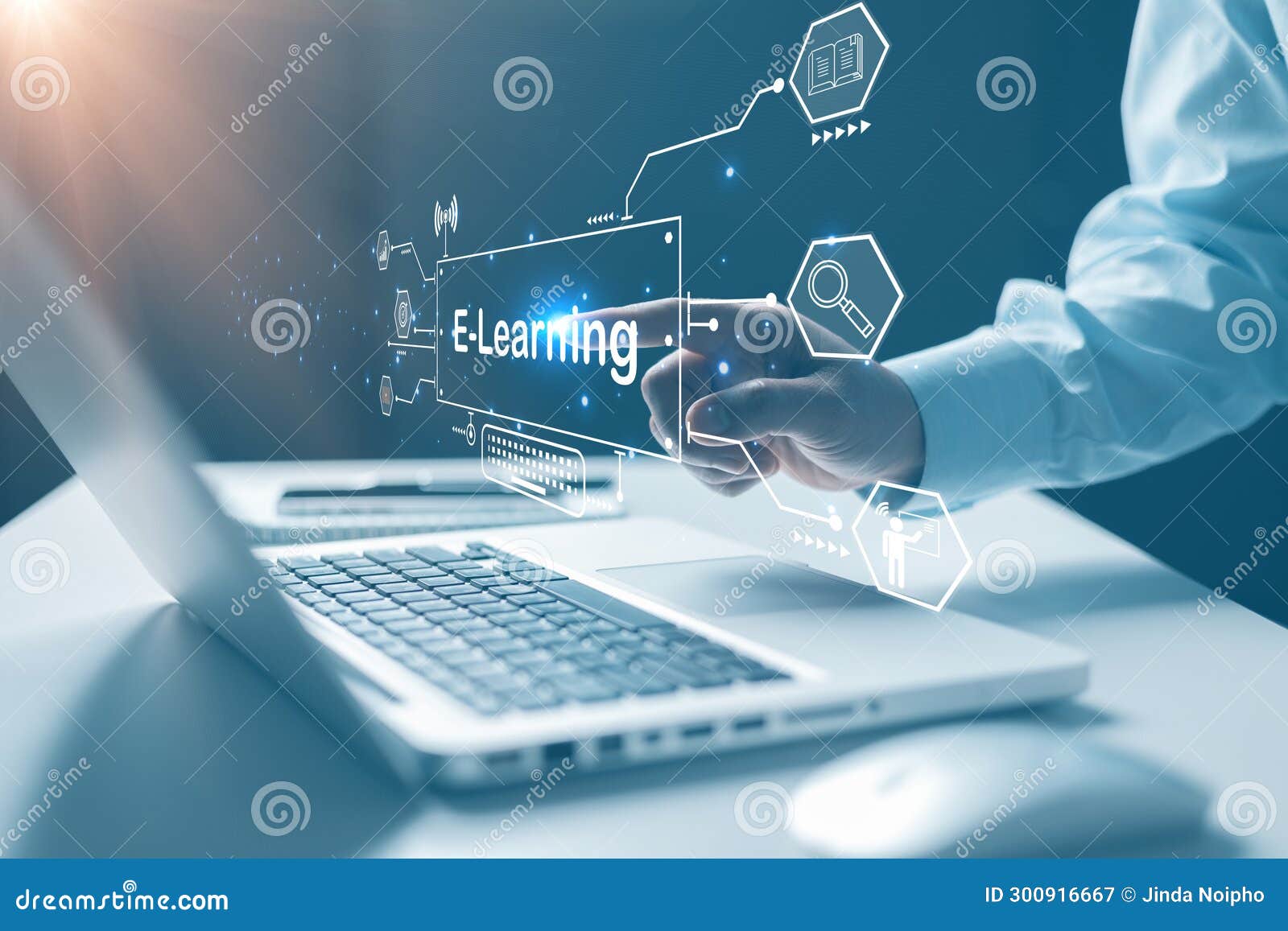 Webinar Online, Education on Internet. E-learning Education, Internet ...