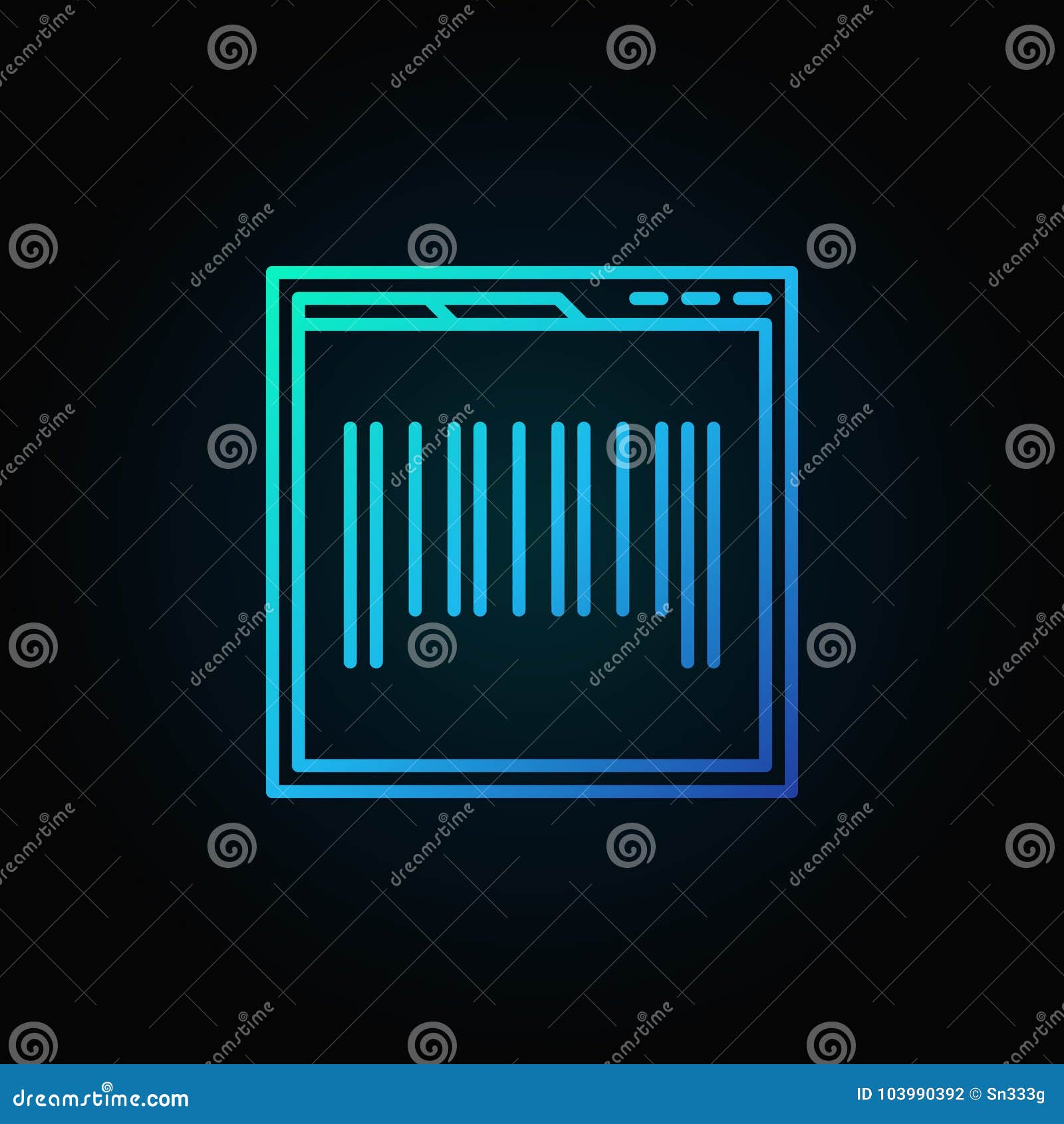 Neu - Barcode With Blue Background Stock Photography | CartoonDealer ...