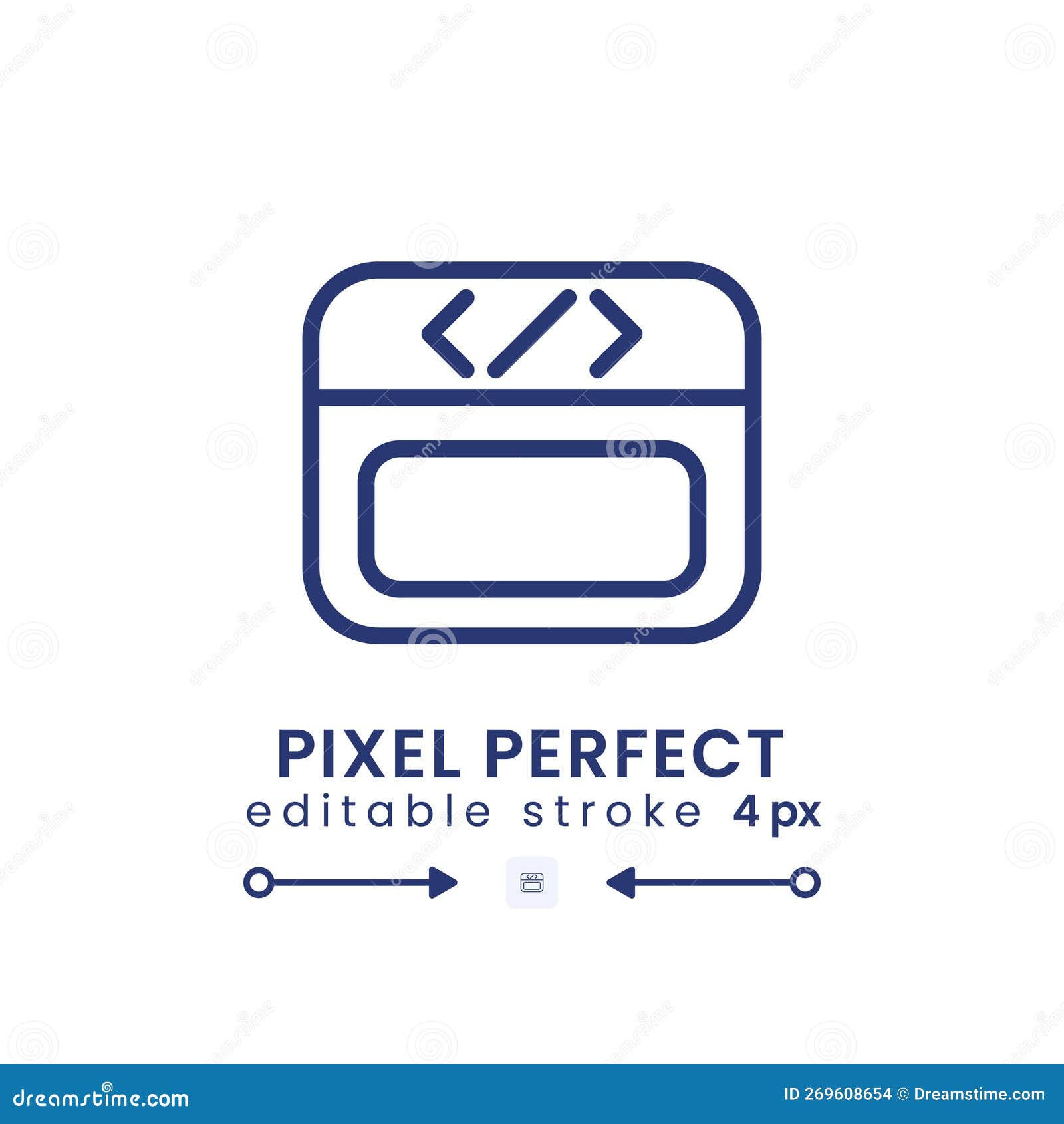 Webpage Coding Linear Desktop Icon Stock Vector - Illustration of html ... Webpage Coding Linear Desktop Icon Stock Vector - Illustration of html ...