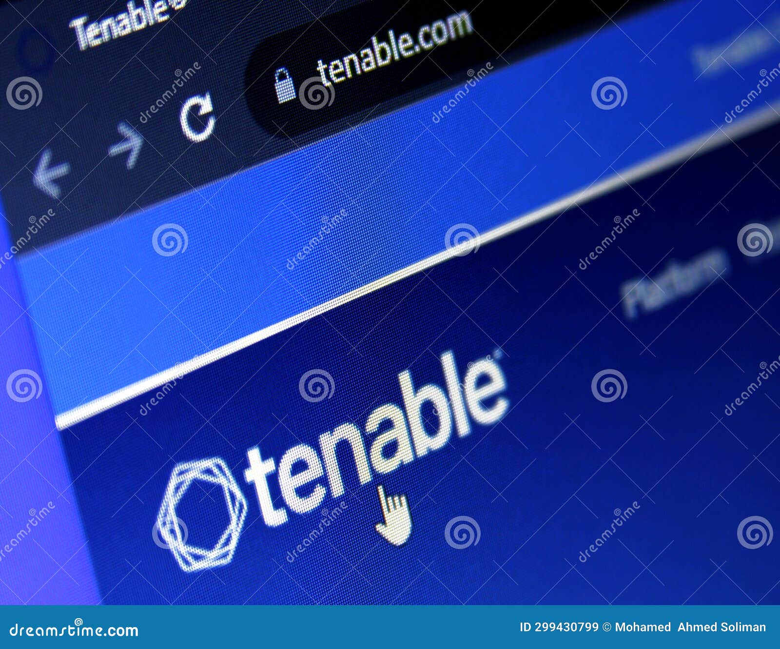 Tenable cybersecurity logo editorial stock image. Illustration of ...