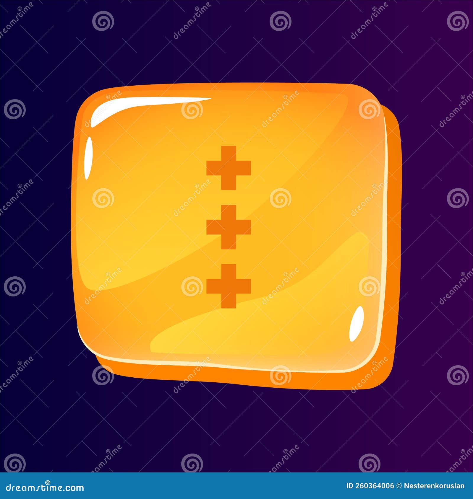 Webpage Options Glossy Ui Button with Pixelated Icon Stock Vector - Illustration of symbol ...