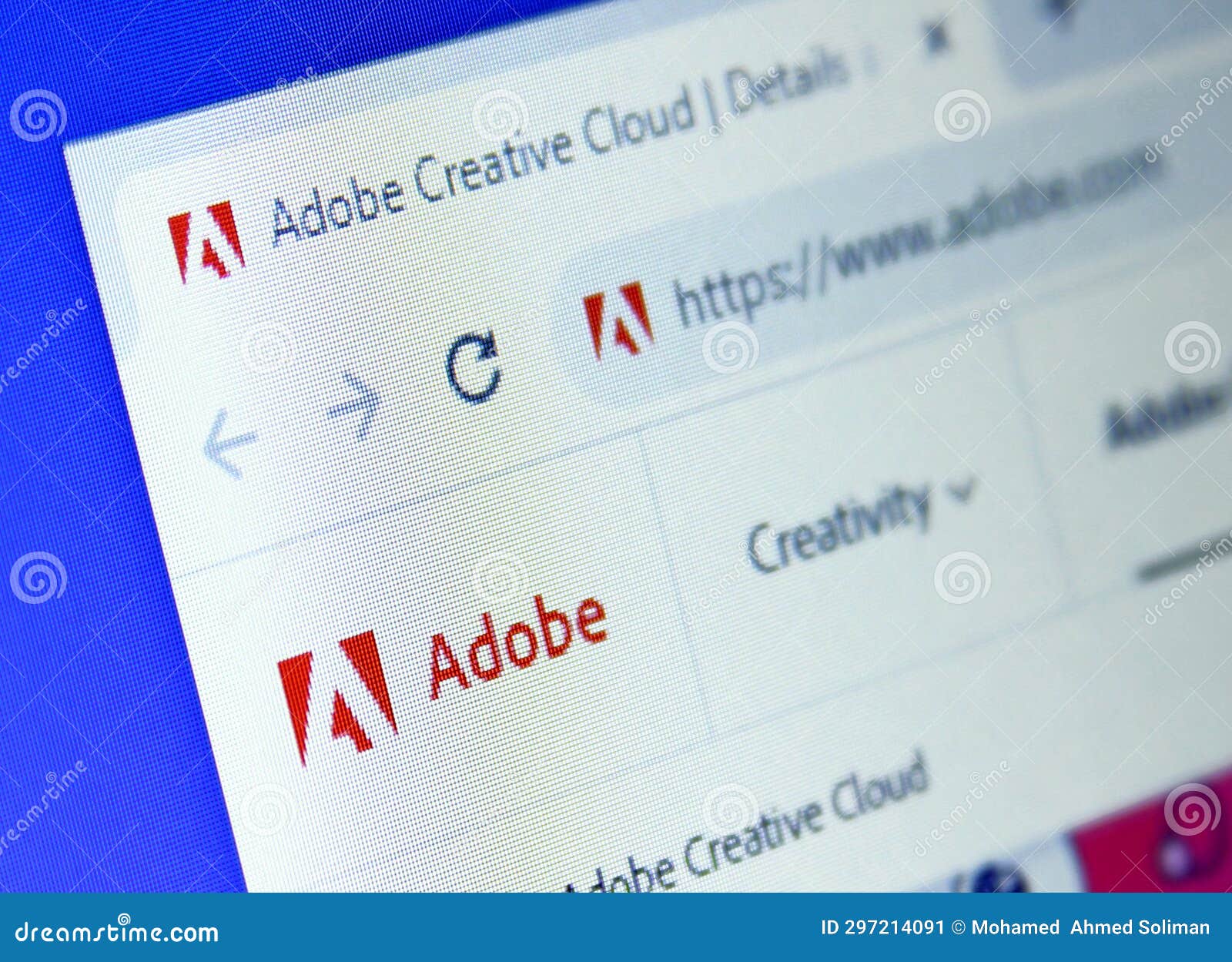 Adobe company logo editorial photo. Image of laptop - 297214091