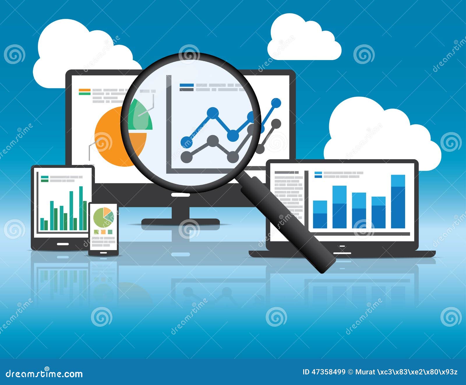 Website Analytics and SEO Data Analysis Concept. Stock Vector ... Website Analytics and SEO Data Analysis Concept. Stock Vector ...