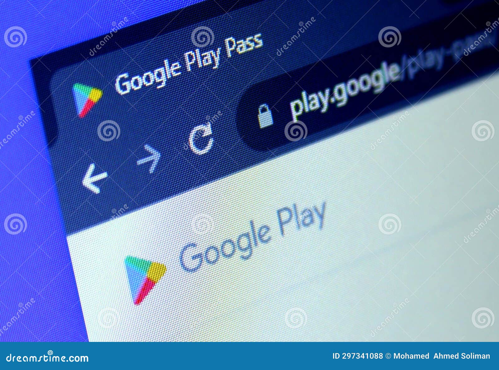 Google Play app logo editorial stock photo. Image of editorial - 297341088