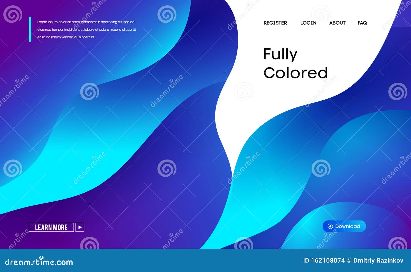 Website Background Modern Abstract Illustration with Colorful Abstract ...