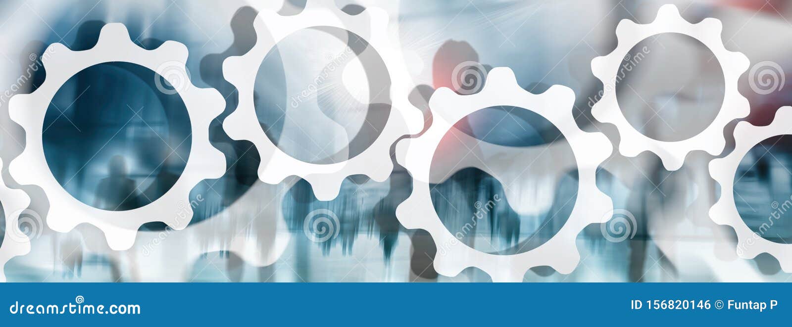 Website Banner. Concept View of Setting a Technology Interface with ...