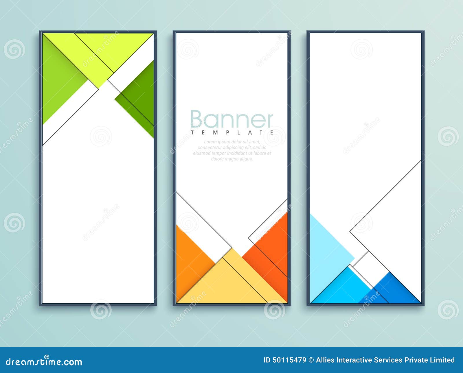 Website banner set. stock illustration. Illustration of pattern - 50115479