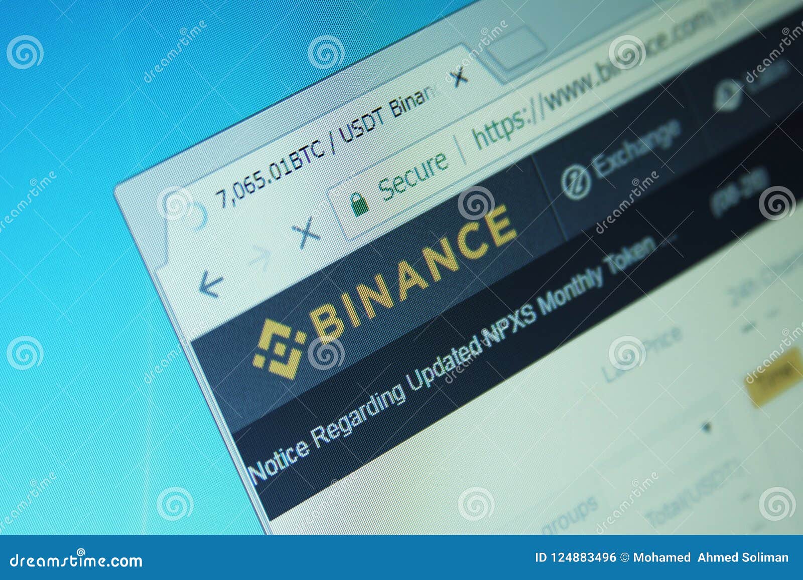 Binance Cryptocurrency Exchange Editorial Photo - Image of assets ...