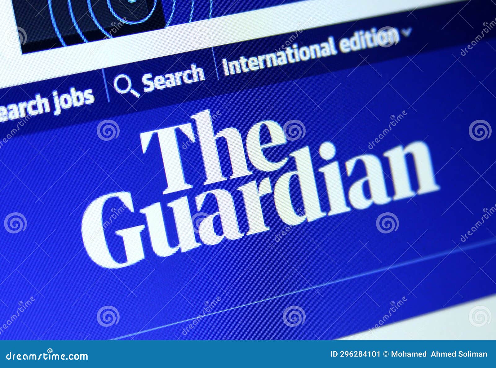 The guardian newspaper editorial photo. Image of international - 296284101