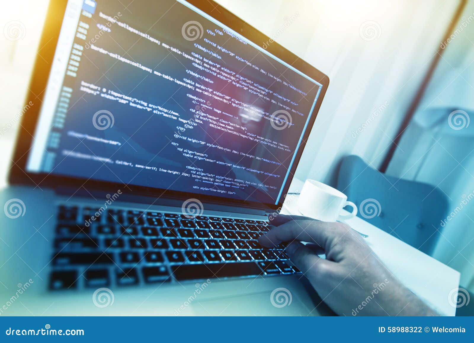 Website Building Concept editorial photography. Image of computer ...
