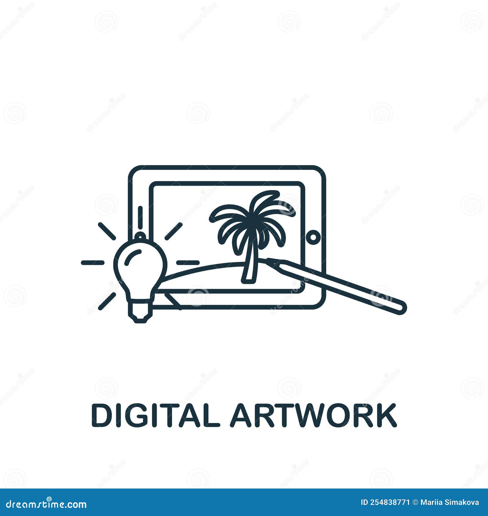 Website Building Icon. Line Simple Web Design Icon for Templates, Web ...