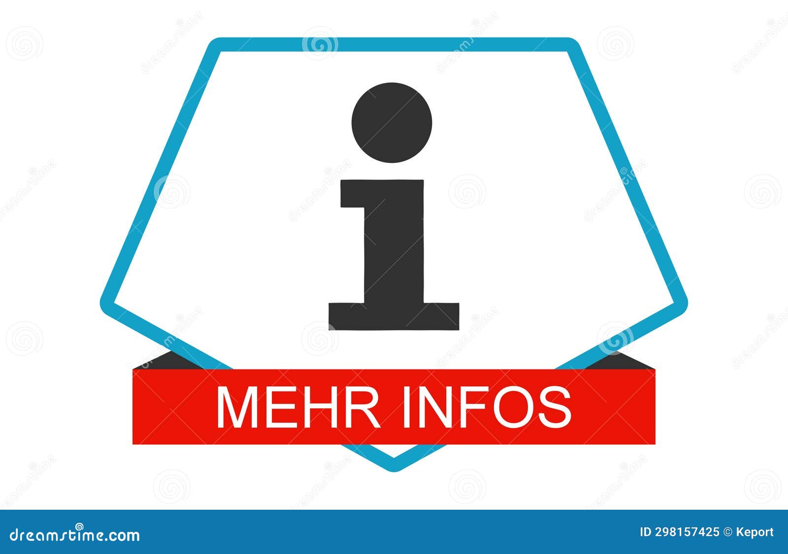 Website Button More Infos German with Info Sign Stock Illustration ...