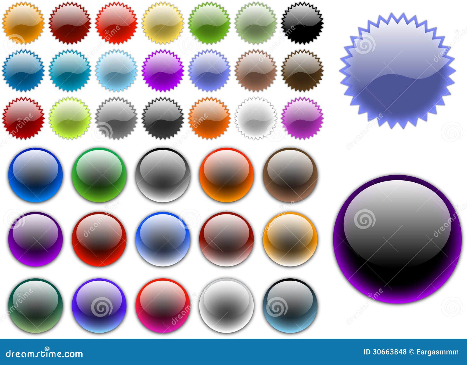 Website buttons stock illustration. Illustration of internet - 30663848